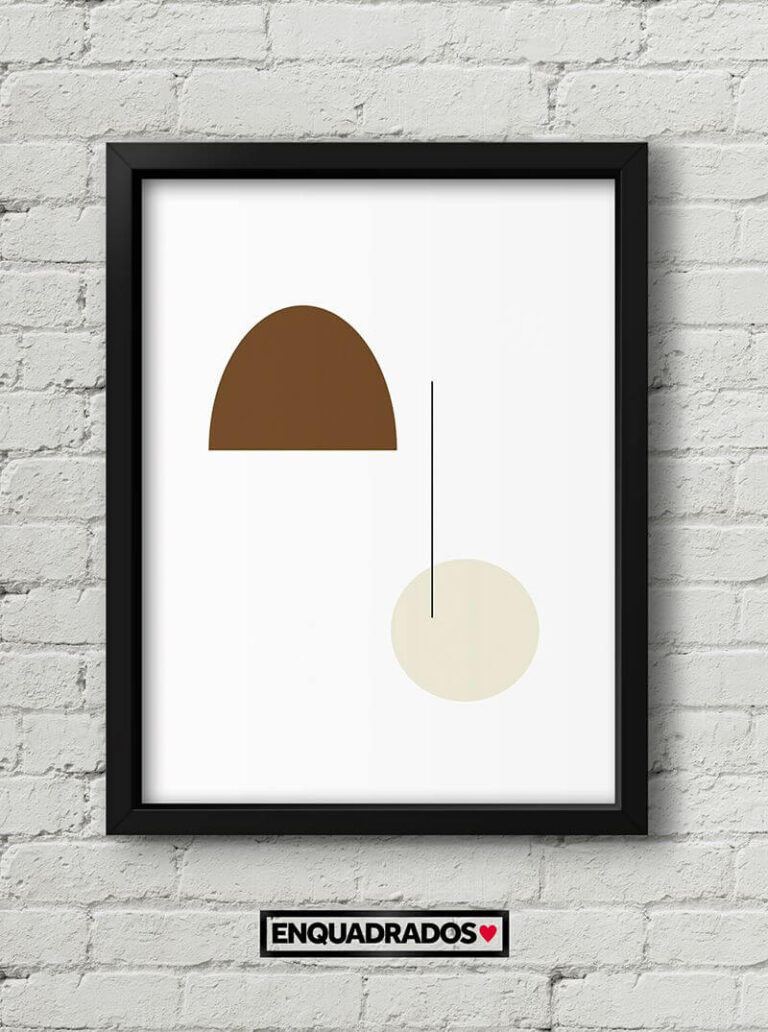 Quadro Abstract Shapes - Quadro decorativo - Loja Enquadrados