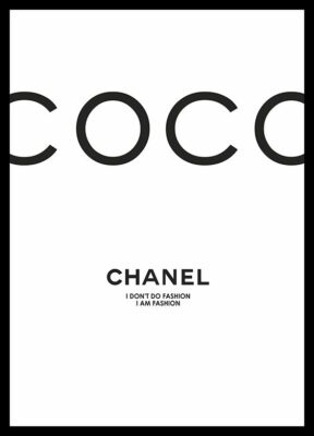 Quadro Coco Chanel - Quadro decorativo - Loja Enquadrados