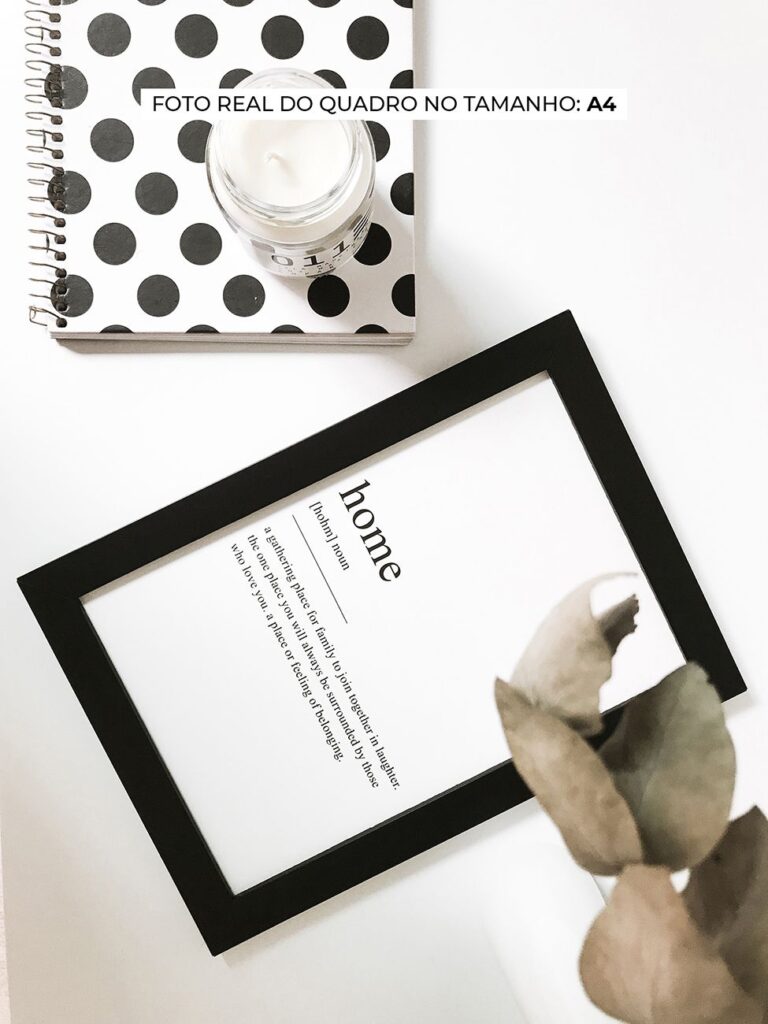 Quadro Home - Quadro decorativo - Loja Enquadrados